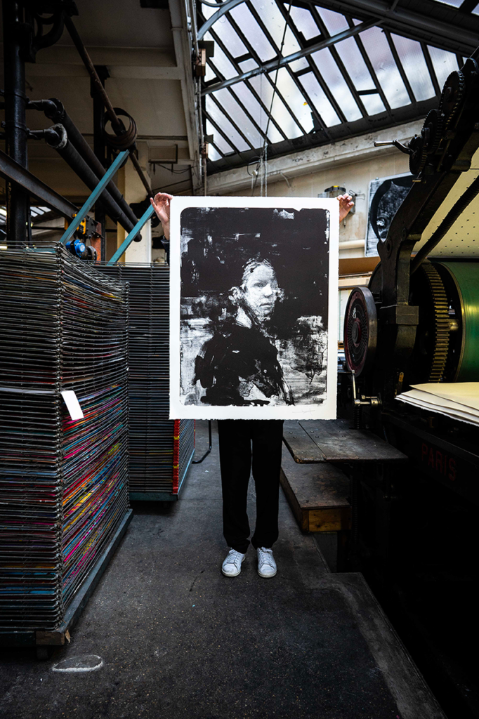 John Wentz - "A Northern Sign" lithograph on stone | Print Them All