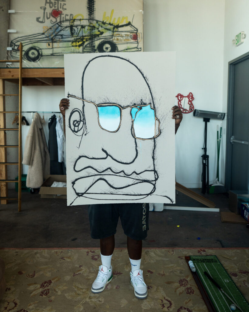 Jahlil Nzinga - gotta wear shades - Screenprint | Print Them All