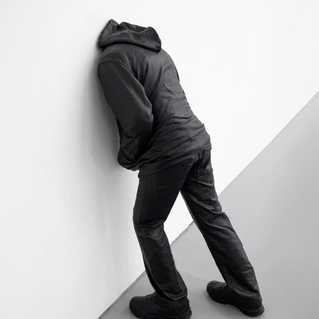 Mark Jenkins | Child Head in the Wall (Black) - Mixed Media Sculpture ...